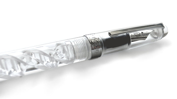 3D Printed Fountain Pen: DNA Lucent – Hex Pens